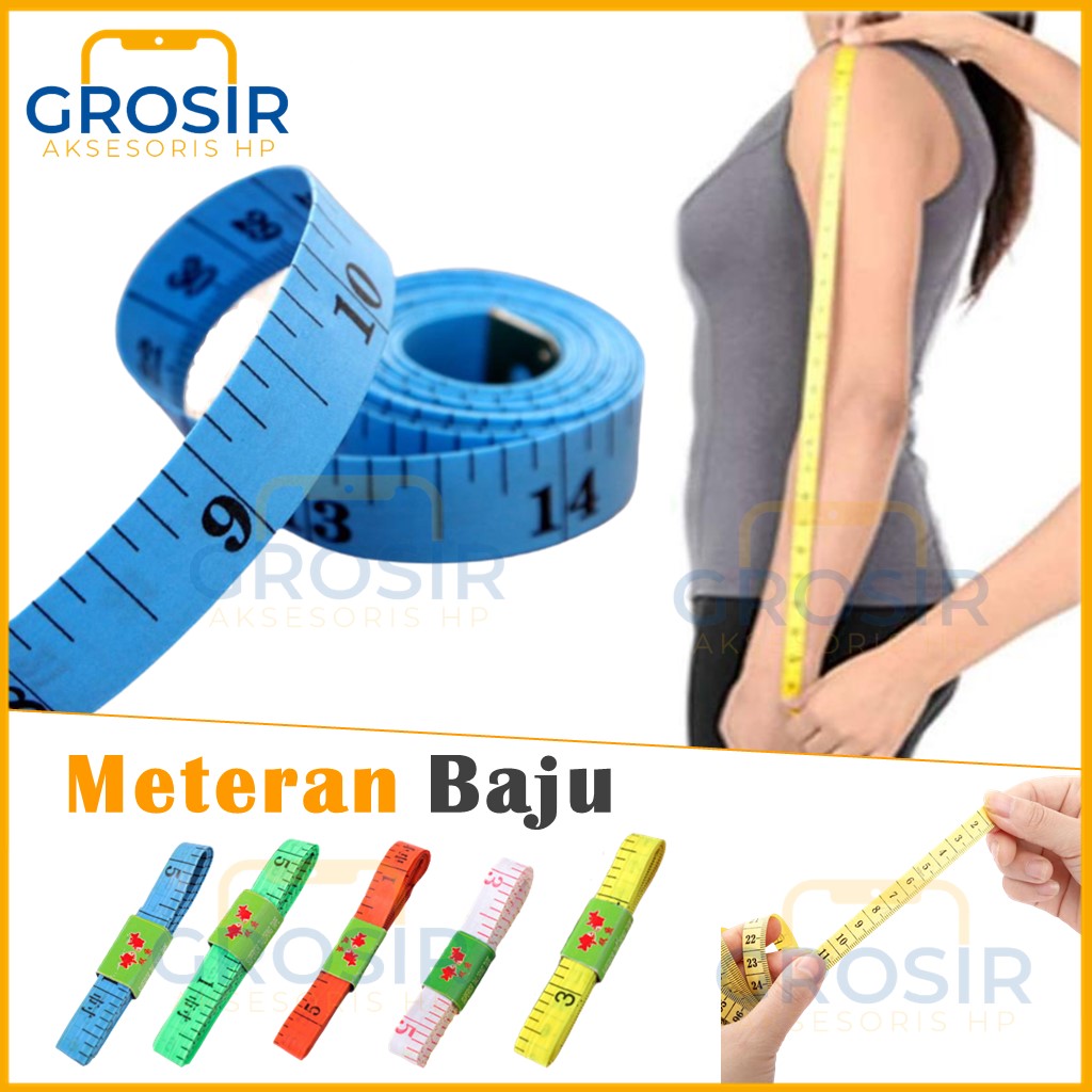 Meteran Baju Alat ukur badan perlengkapan menjahit alat pengukur ...