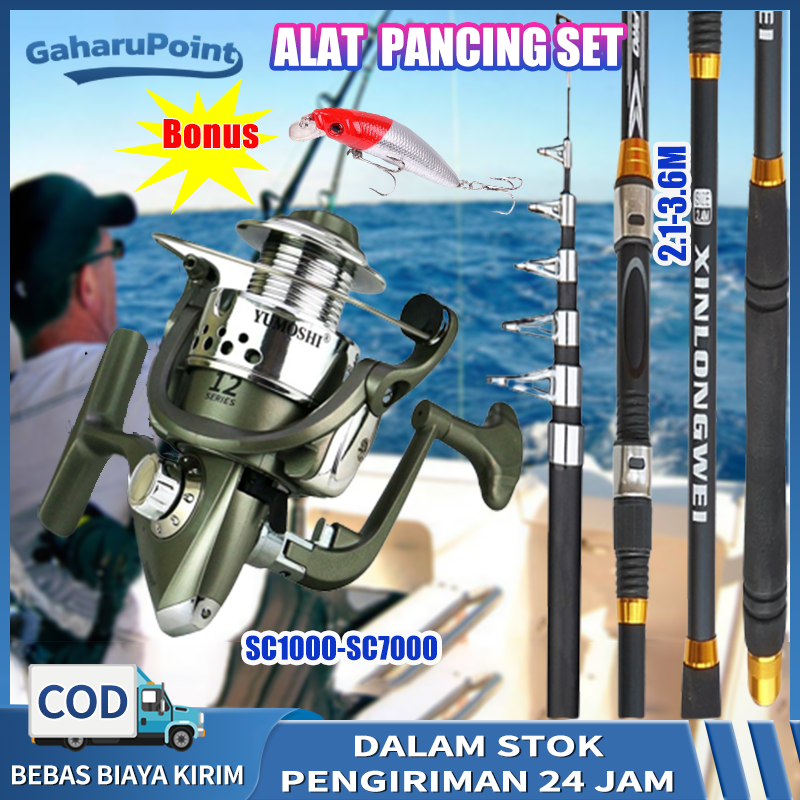 Alat Pancing 1 set Murah 8 Ball Bearing Fishing Reel Rel Pancing Spool ...