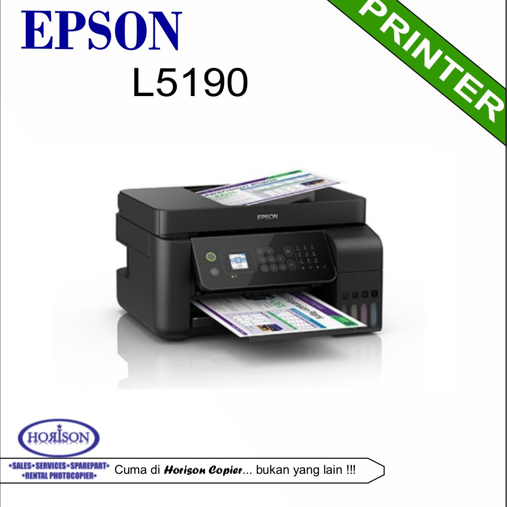 Printer Multifungsi EPSON L5190 (Print, Scan, Copy, Fax) Black | Lazada ...