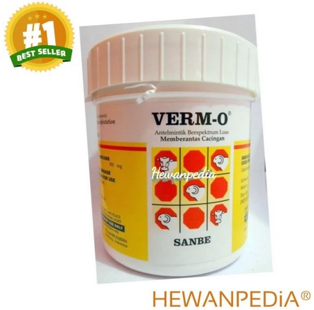 VERM O 42 Bolus Oxfendazole SANBE - Obat Cacing Sapi Kuda Kambing Domba ...