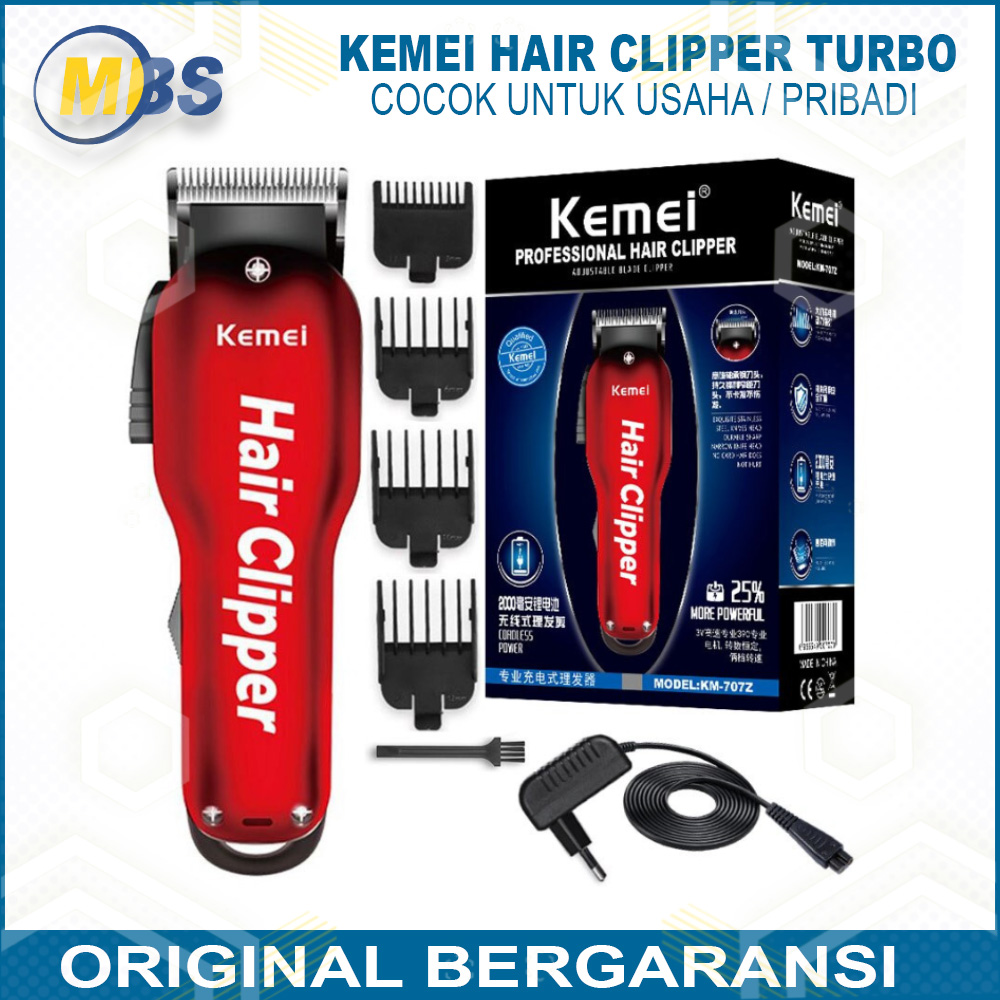 Mesin Cukur Rambut Kemei KM-707Z Mesin Cukur dan Potong Rambut Charger ...