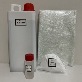 Resin Paket 1000gr SURGA MOTOR MALANG Komplit Bening Merah Lebih Hemat ...