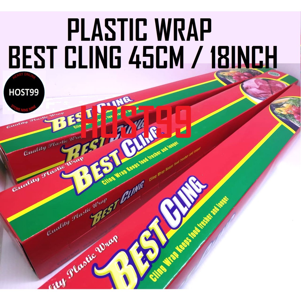 PLASTIC WRAPPING PLASTIK WRAP BENING PEMBUNGKUS MAKANAN BEST CLING 45 ...