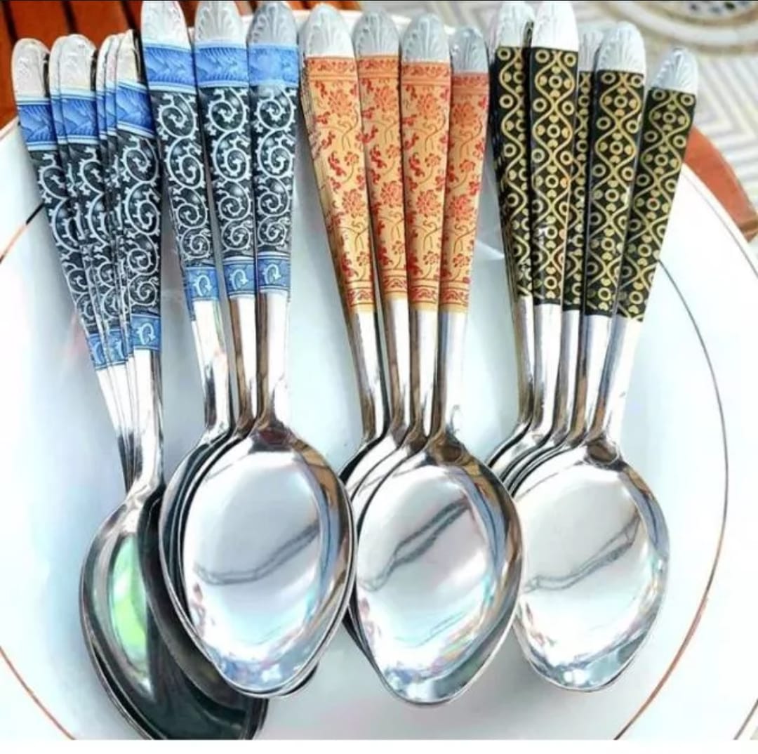 Sendok Makan Motif Batik Isi 12PCS | Lazada Indonesia