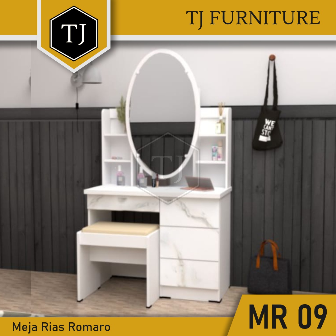 Romaro MR 09 Meja Rias / Meja Bedak / Dressing Table / Lemari Make Up | Lazada Indonesia