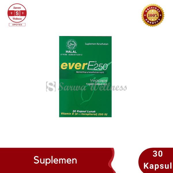 Ever E 250 IU (1 Botol - 30 Tablet) - Konimex | Lazada Indonesia