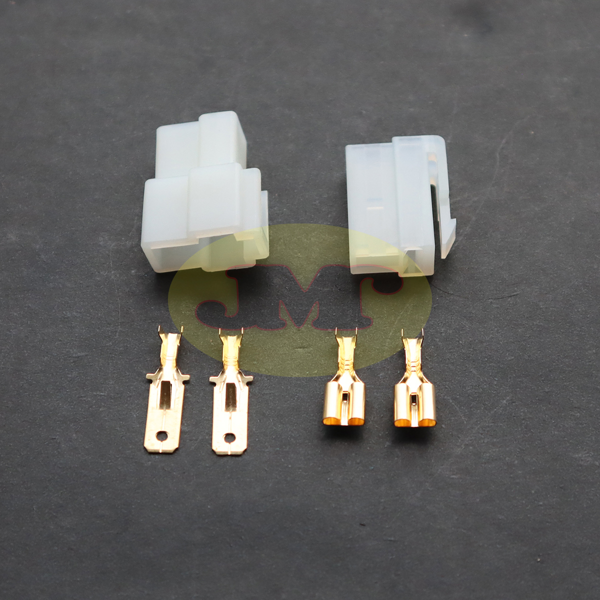 Socket + Skun Motor Mobil 2 PIN Besar - Soket Sambungan Kabel Male ...