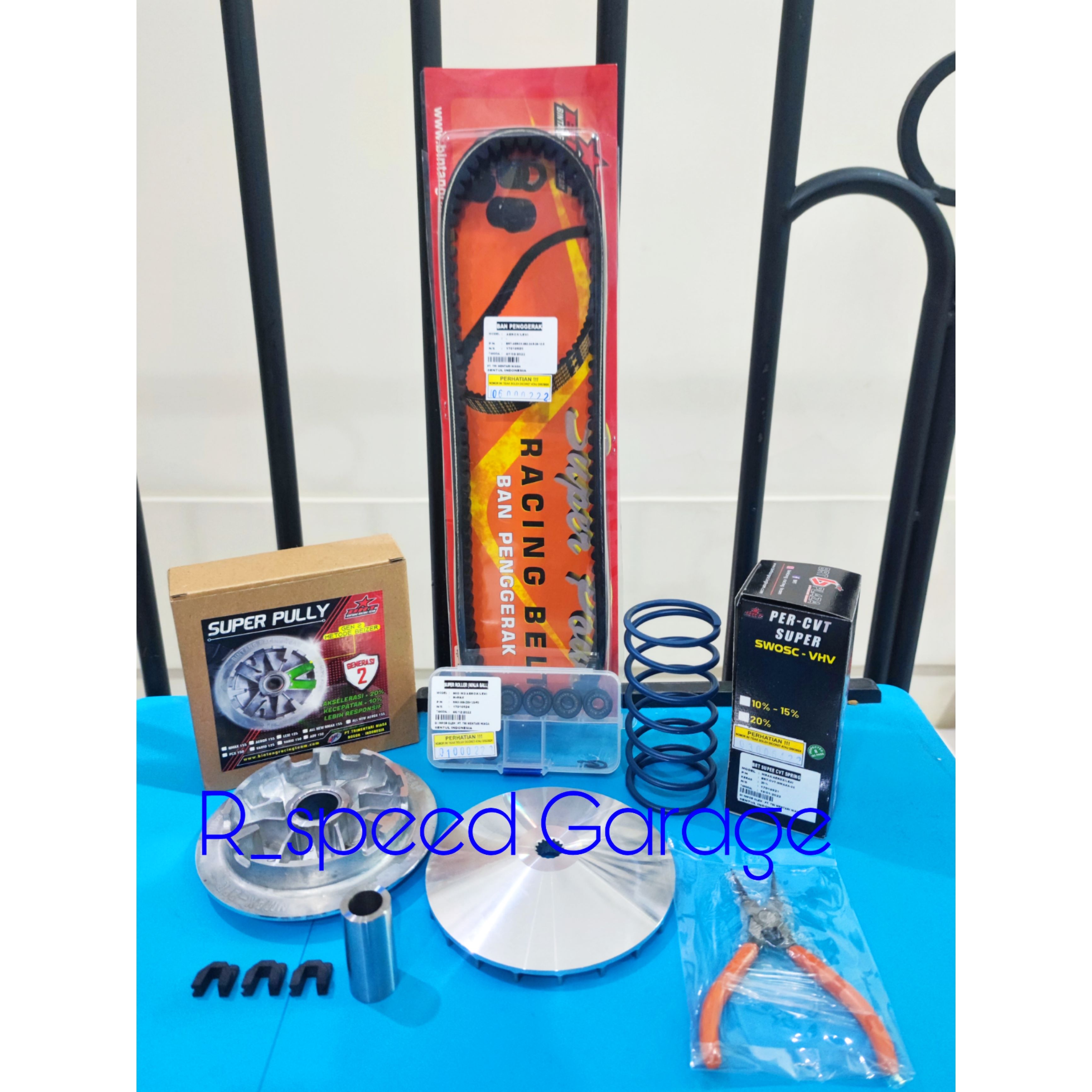 PAKET SUPER PULLEY PULLY GEN 3 BRT LEXI 125 AEROX 155 VVA OLD & NEW ...