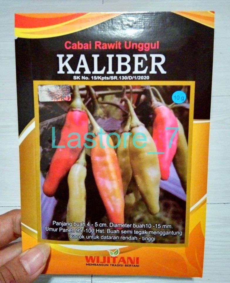 benih cabe kaliber isi 10 gram original wijitani | Lazada Indonesia