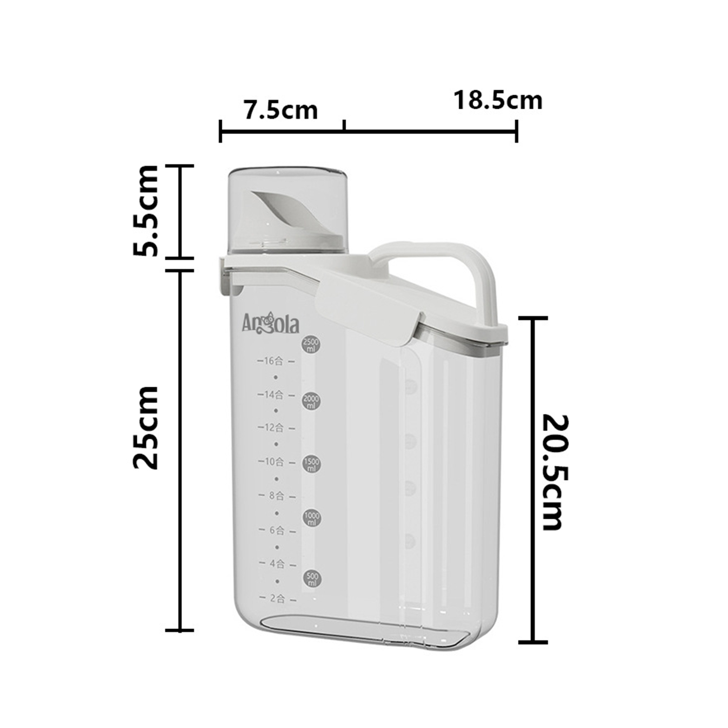 Angola Botol Tempat Deterjen Cair/Deterjen Bubuk 2000ML E68 Tempat ...