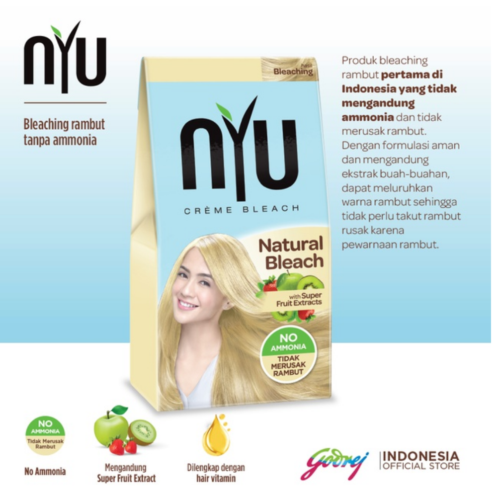 (PROMO BONUS MANKOK SISIR CATRAMBUT) NYU CREME HAIR COLOUR Pewarna ...