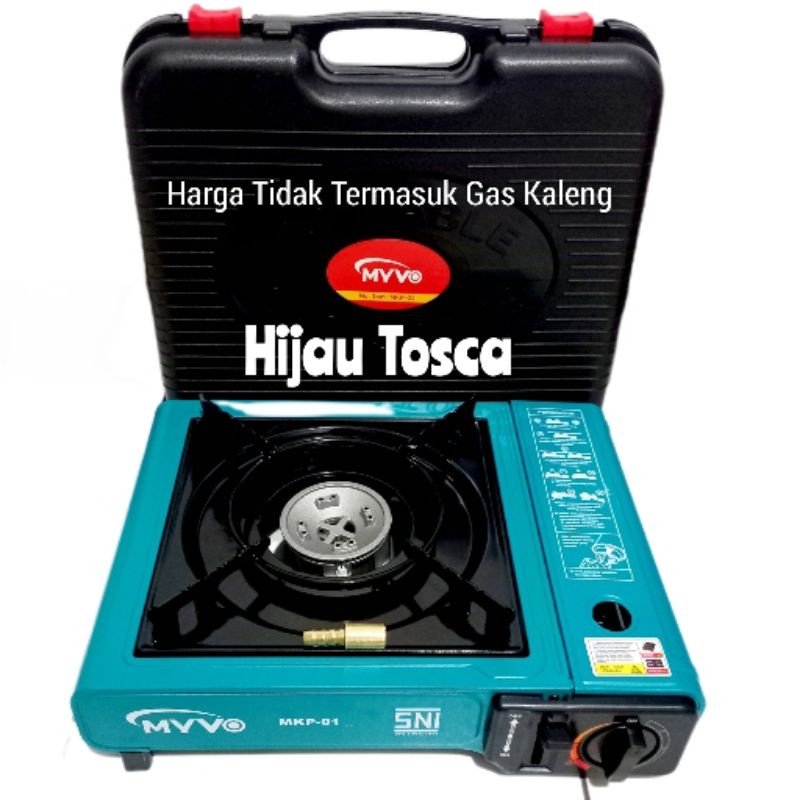 Kompor Gas Portable Myvo 1 Tungku Dua Fungsi 2 in 1 Bisa Gas LPG / Gas Kaleng SNI - IBZ | Lazada ...