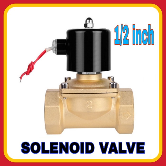 Solenoid Valve 220V 1/2inch Auto Cut Air dan Gas | Lazada Indonesia