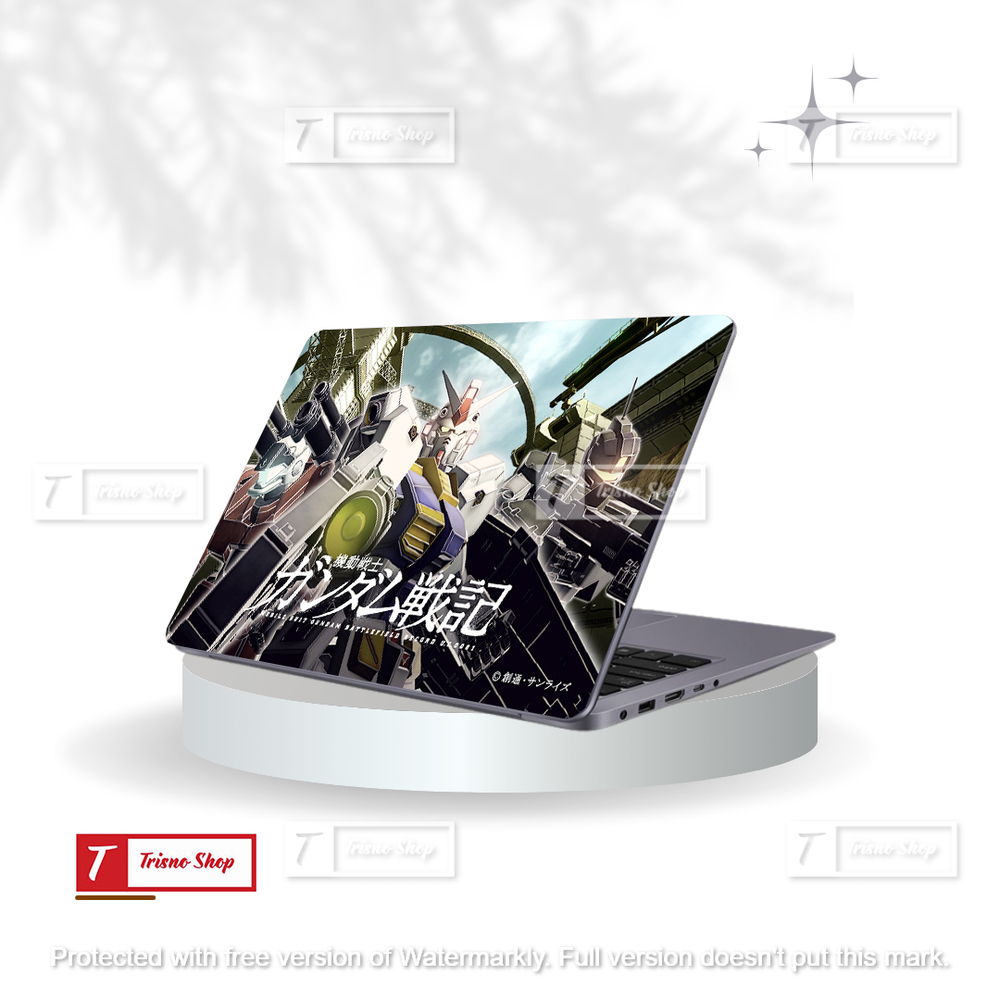 Stiker Laptop | Garskin Laptop | Gundam + Laminasi | Lazada Indonesia