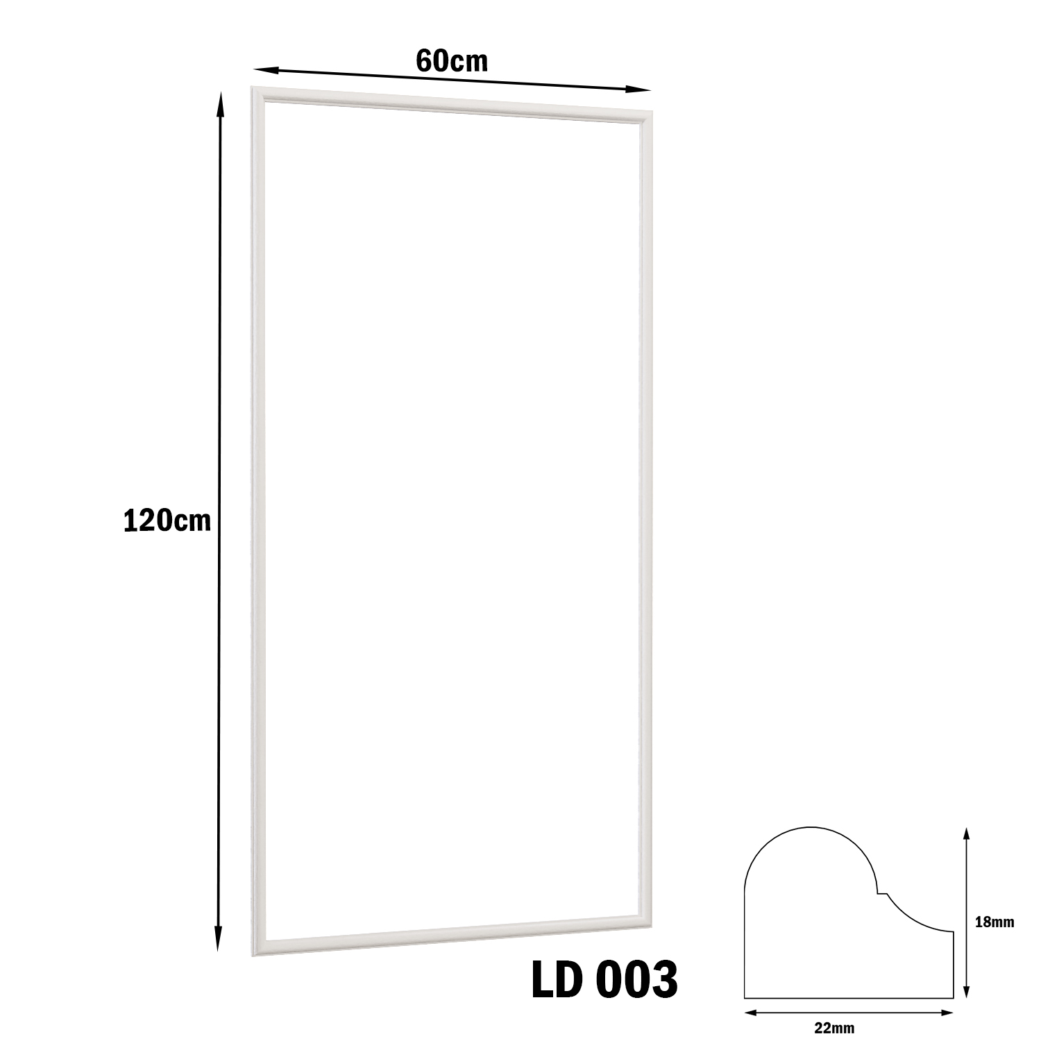 Wall Moulding Minimalis List Kayu Tempel List Dinding Profil Kayu ...
