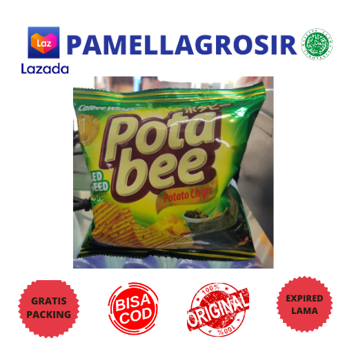 POTABEE SNACK KENTANG SEAWEED 15GR SNACK makanan ringan jajanan cemilan ...