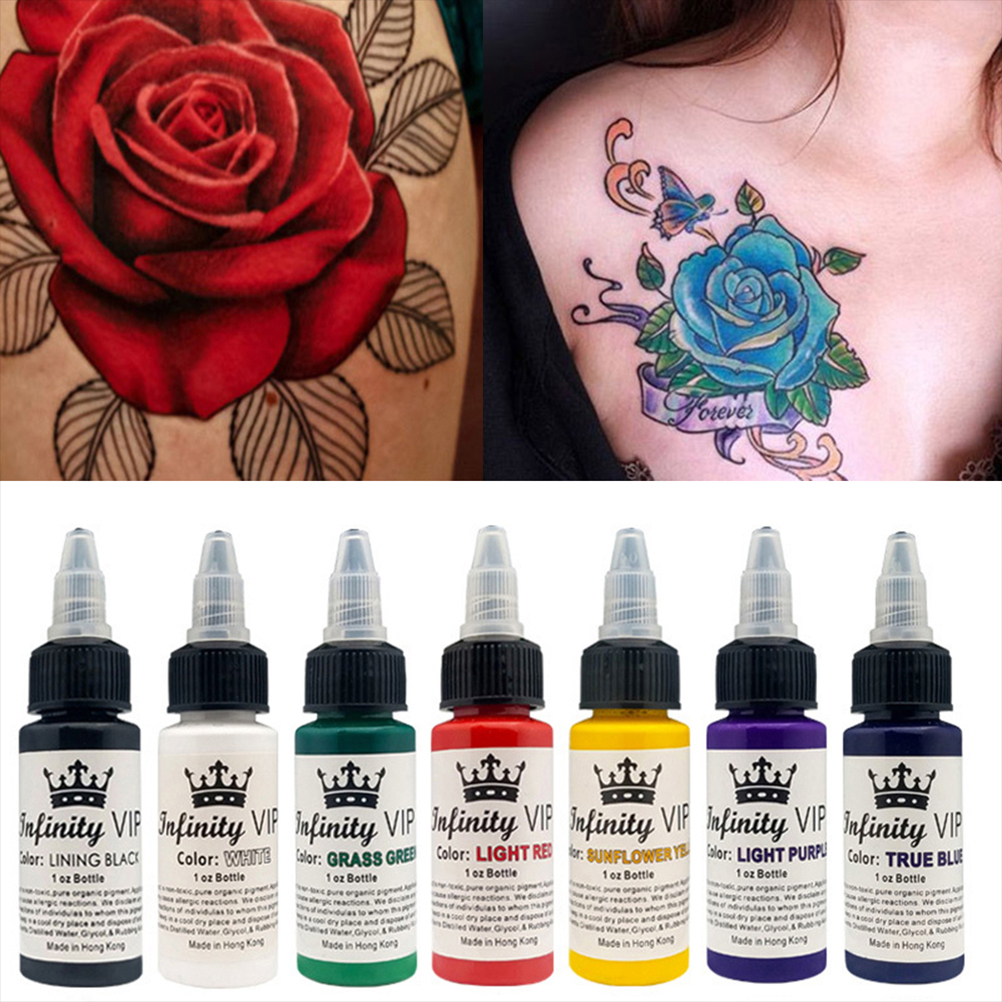 30ML Semi Permanent Natural Plant Tattoo Pigment Permanent Makeup ...