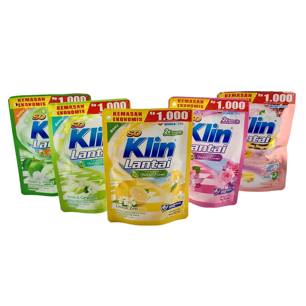 SO KLIN Pembersih Lantai | SoKlin Lantai 52 ML | Lazada Indonesia