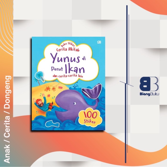 Buku Stiker Cerita Alkitab: Yunus di Perut Ikan dan cerita-cerita lain | Lazada Indonesia