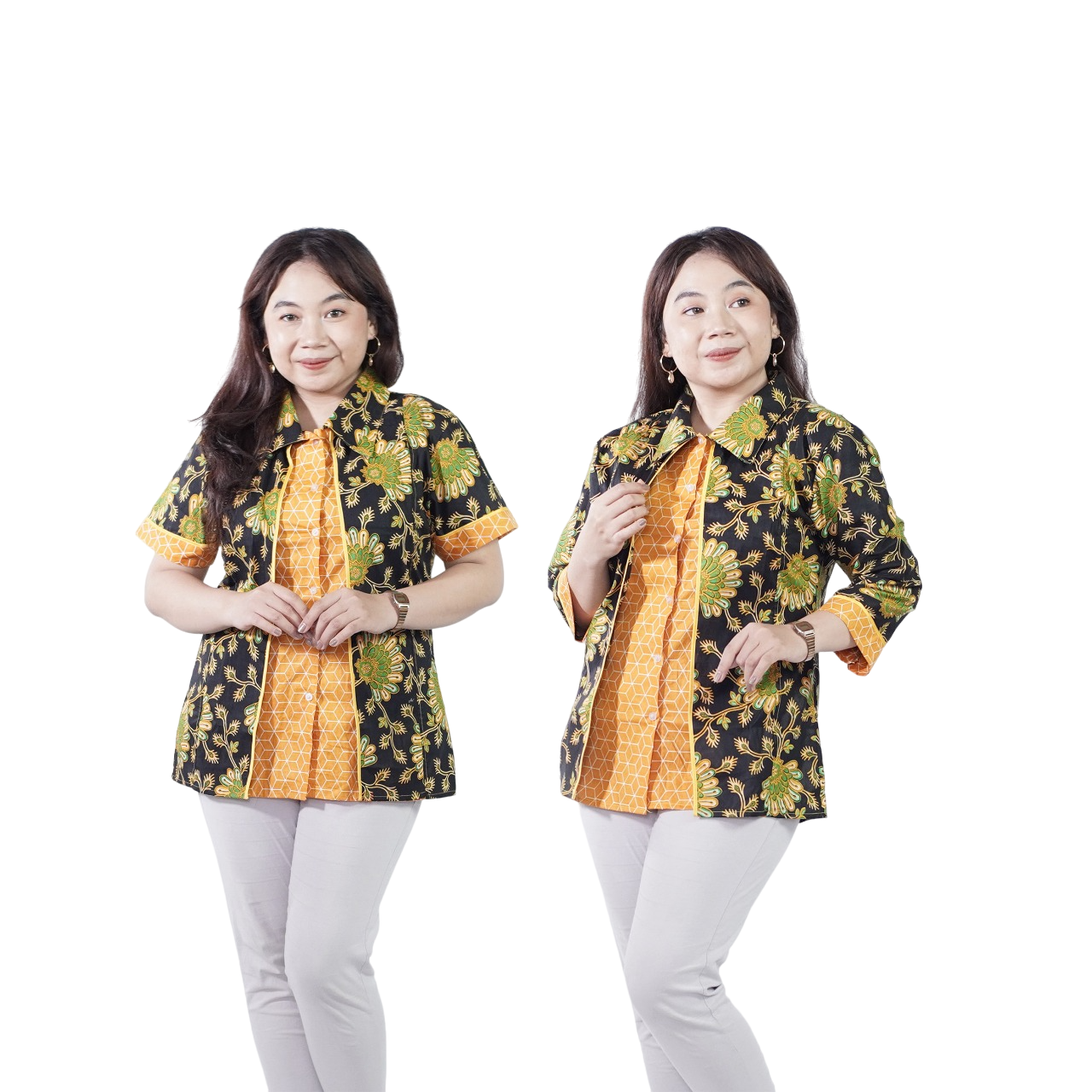 Blouse Big Size Ld 140 Wanita Atasan Batik Jumbo S M L Xl 2l 3l 4l 5l