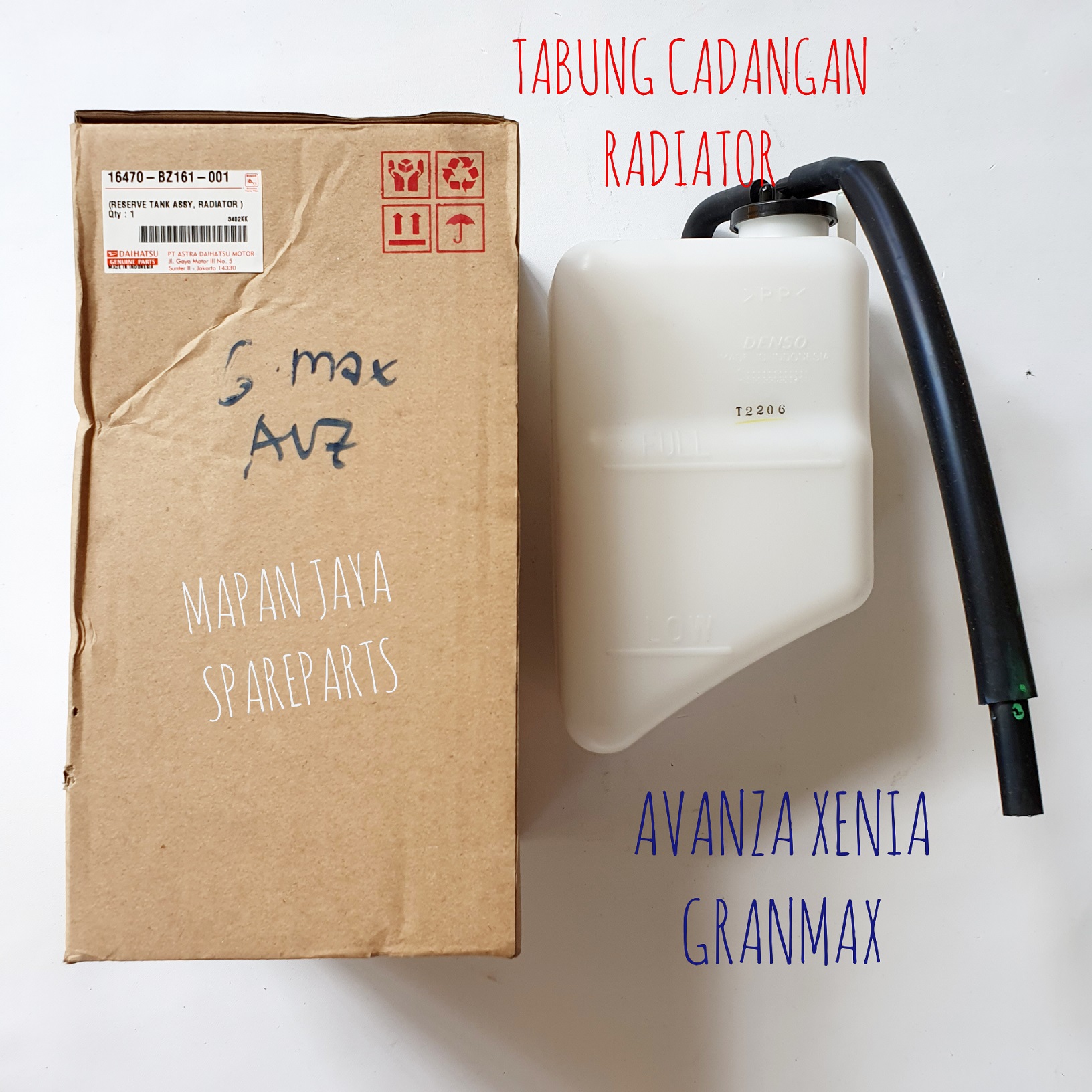 TABUNG RESERVOIR DAIHATSU - TABUNG CADANGAN RADIATOR AVANZA / XENIA ...