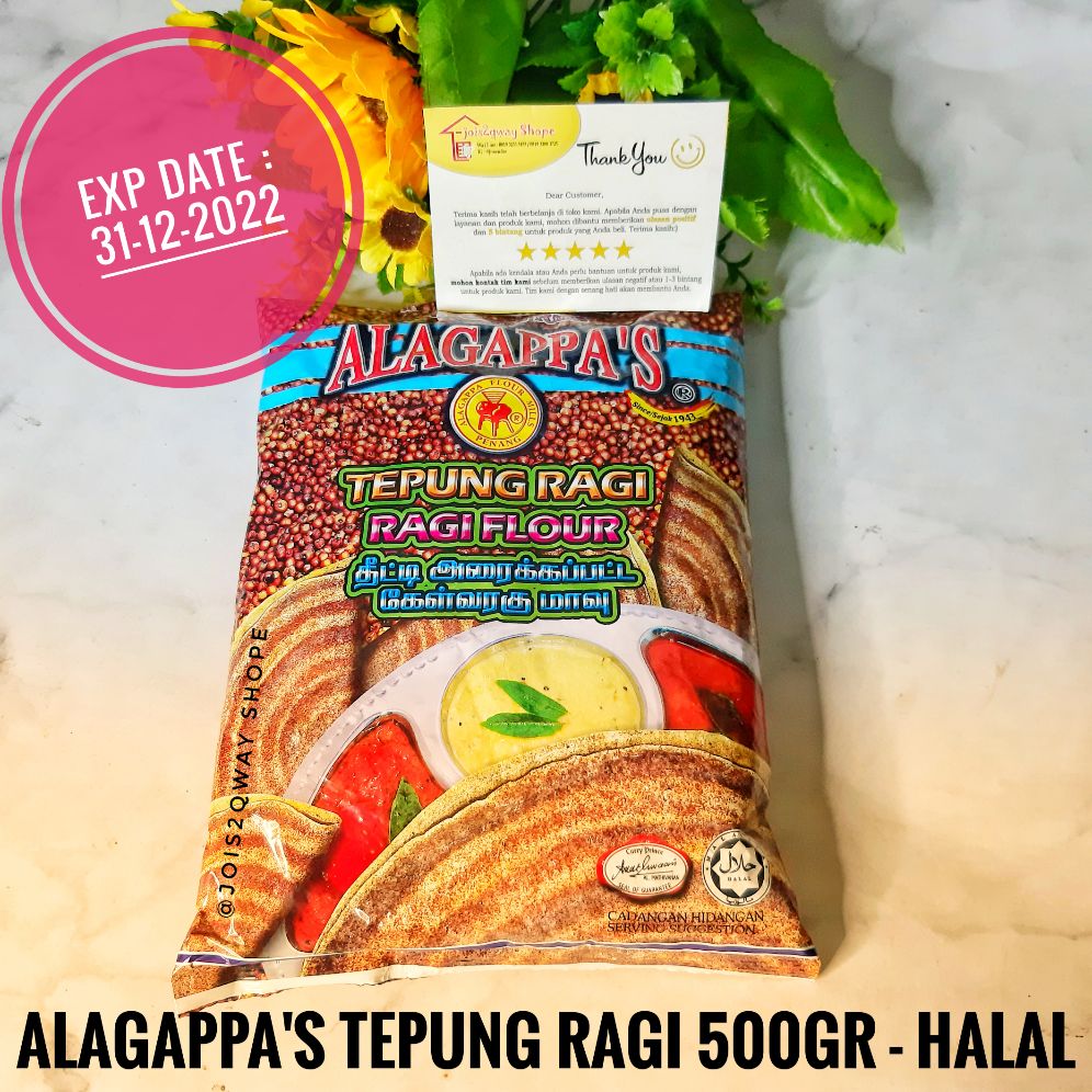 Tepung Ragi ALAGAPPA'S Ragi Flour 500gr | Lazada Indonesia