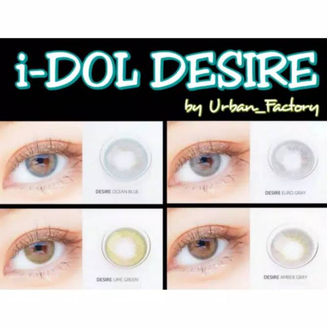 Softlens IDOL DESIRE 14.5 MM NORMAL by URBAN FACTORY / Softlen Soflen ...
