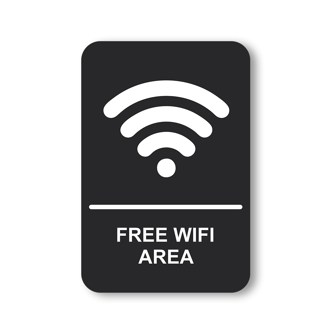 free wifi area sign - wall sign - free wifi area | Lazada Indonesia