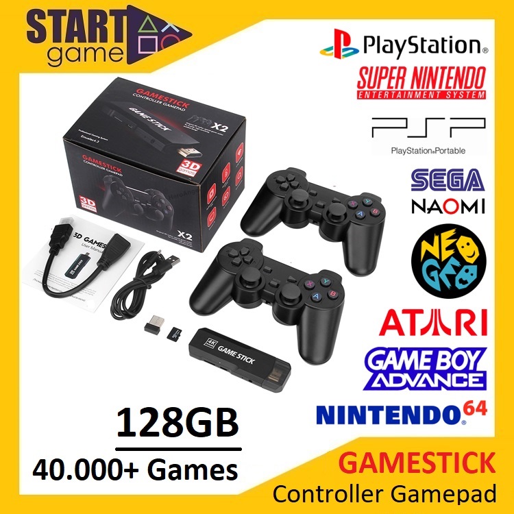 Game Stick 4K Gen 2 Retro Video Game Console Retro Gamepad Wireless ...