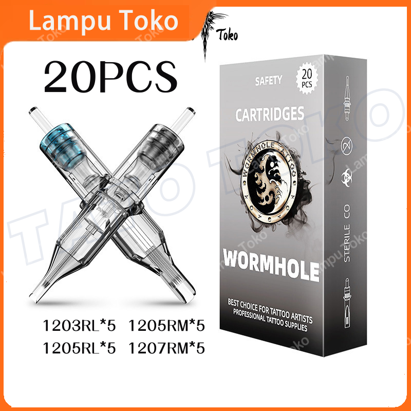 Wormhole Tattoo Tato Jarum Tato All-In-One Jarum Cheyenne 20 Buah Paket ...
