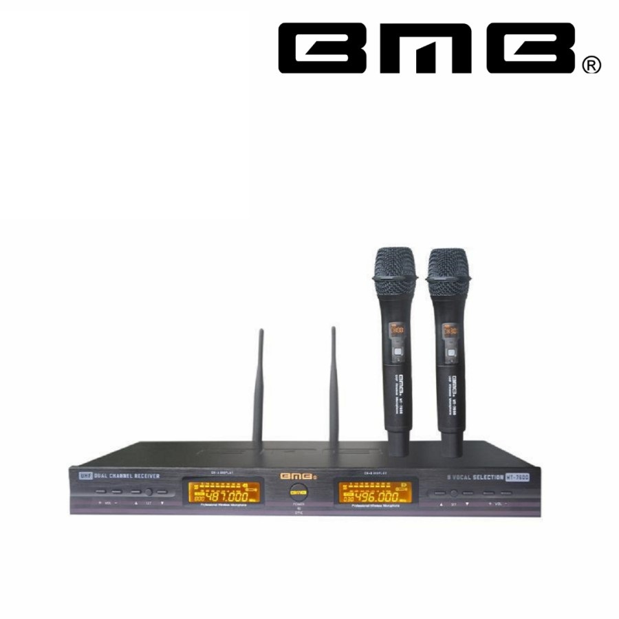 BMB WT 7600 Mic Wireless Bisa ubah Frekuensi ORIGINAL WT7600 ORIGINAL GARANSI RESMI 3 TAHUN ...