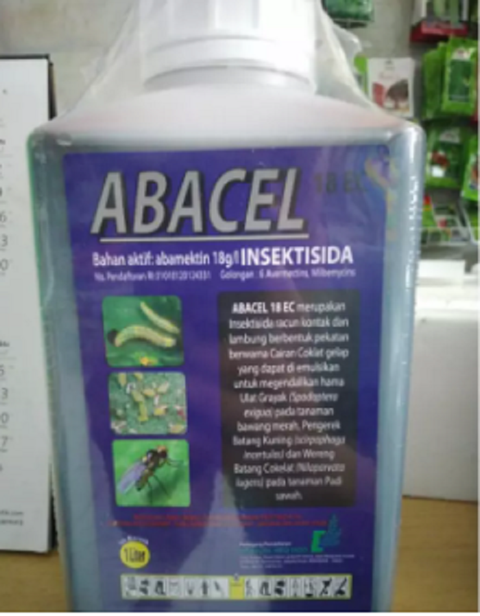 Abacel 18 ec 1 liter/insektisida/abamektin 18 ec/racun hama abacel ...