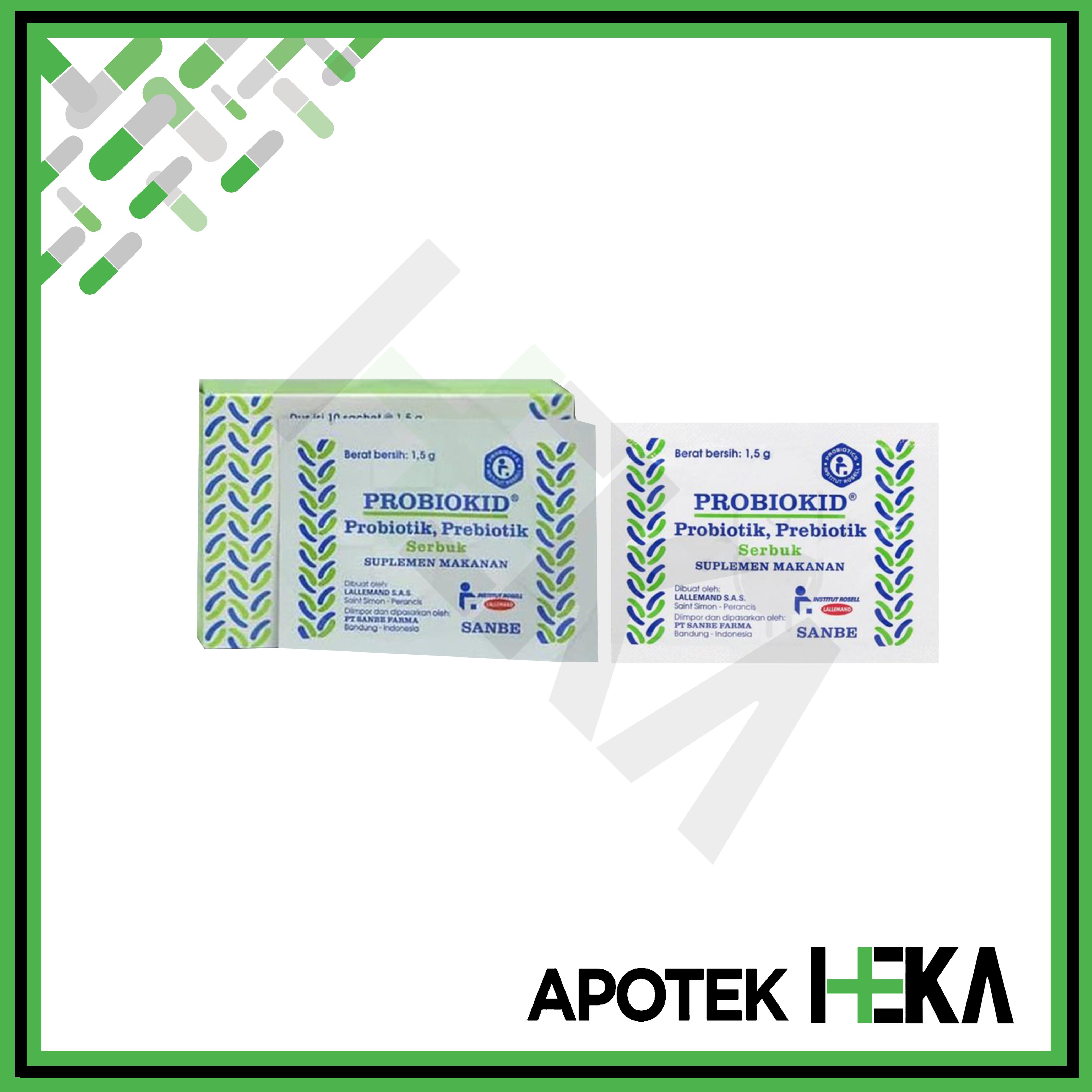 Probiokid Serbuk Box isi 10 Sachet - Probiotik dan Prebiotik | Lazada ...