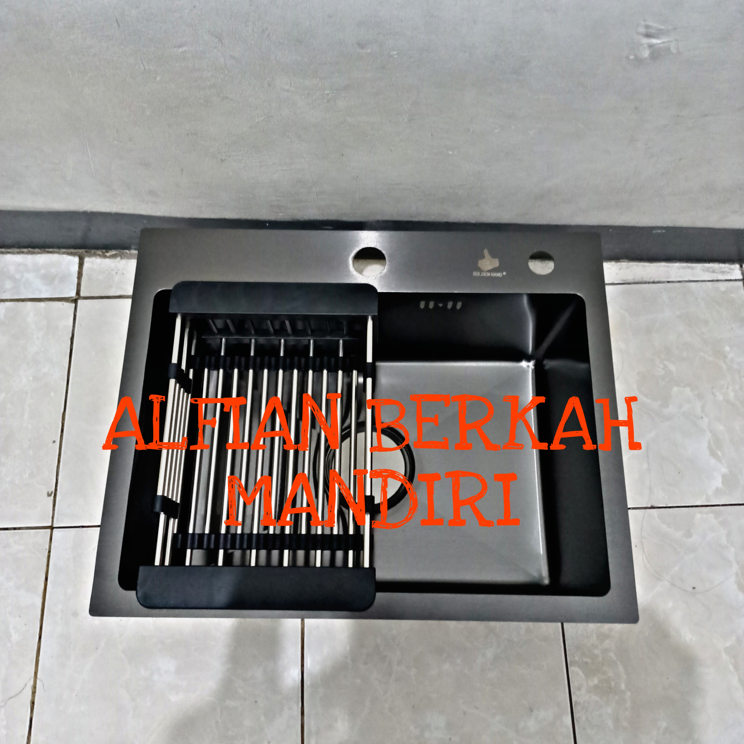 Kitchen sink Hitam 5040 Stainless Sus304 / Bak cuci piring hitam ...