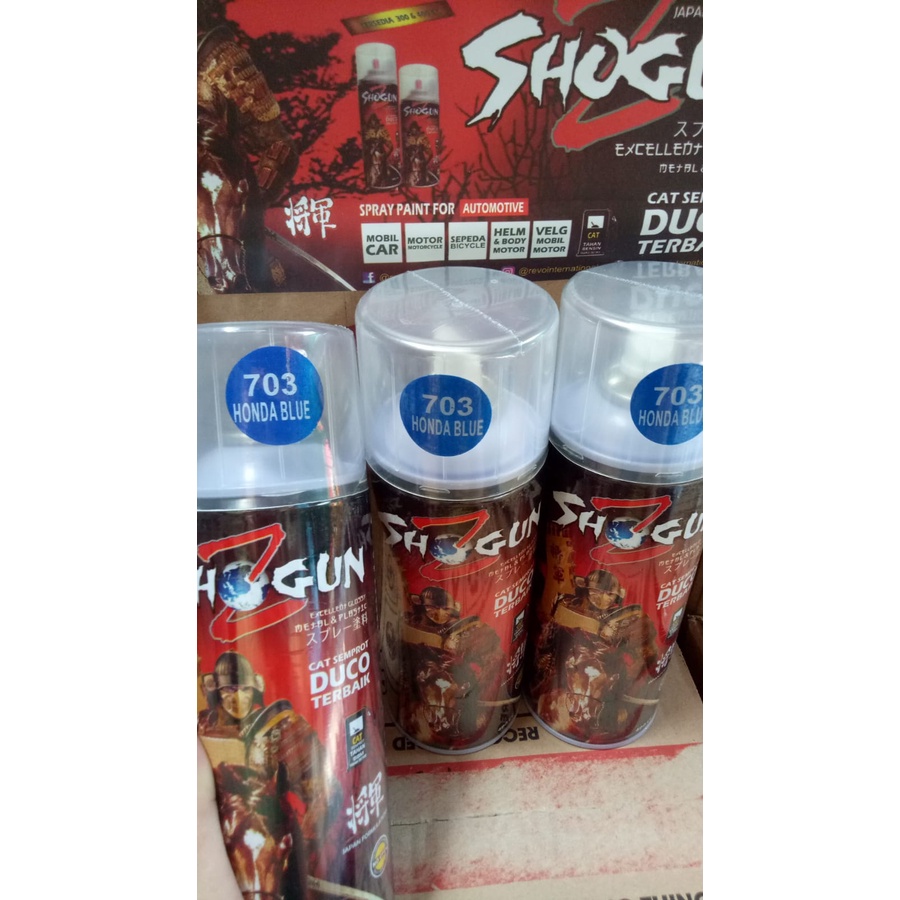 Cat semprot duco shogunz pilok shogun z candytone honda blue 703 400cc ...