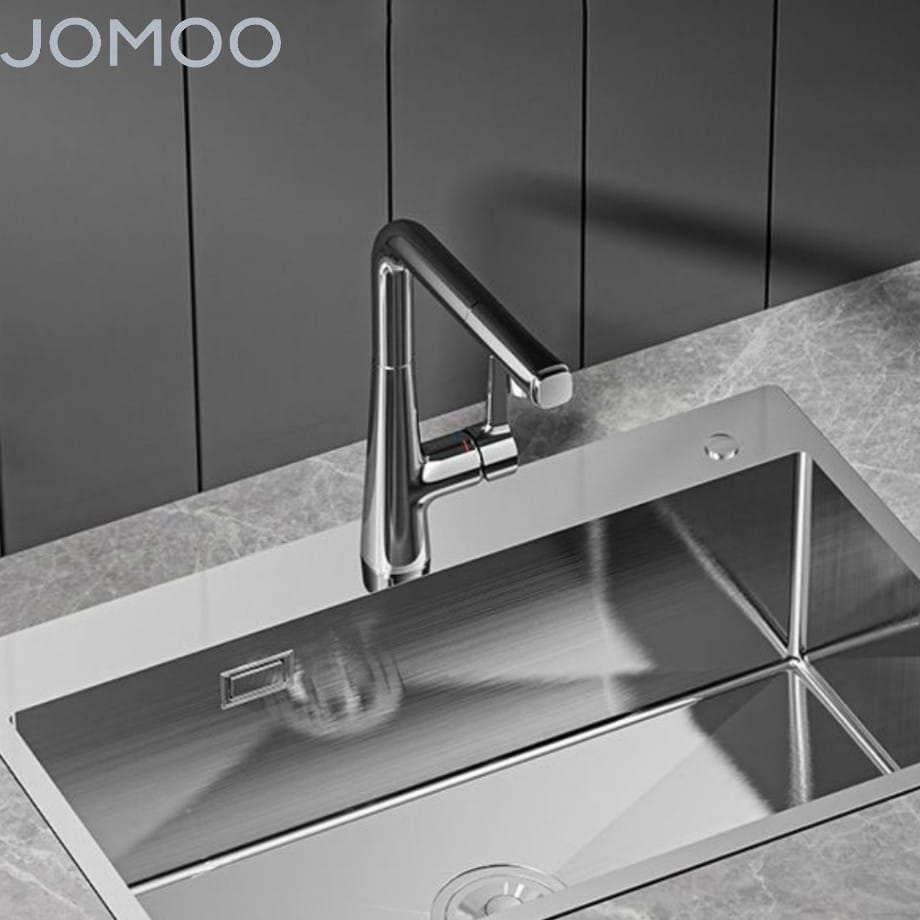 Kitchen Sink Silver Bak Cuci Piring Stainless Jomoo Tempat cuci piring ...