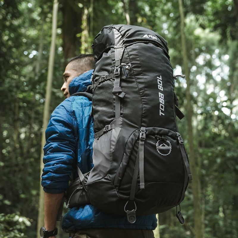 Tas Gunung Carrier Rei Toba 80L Arei Outdoorgear +Raincover | Lazada ...