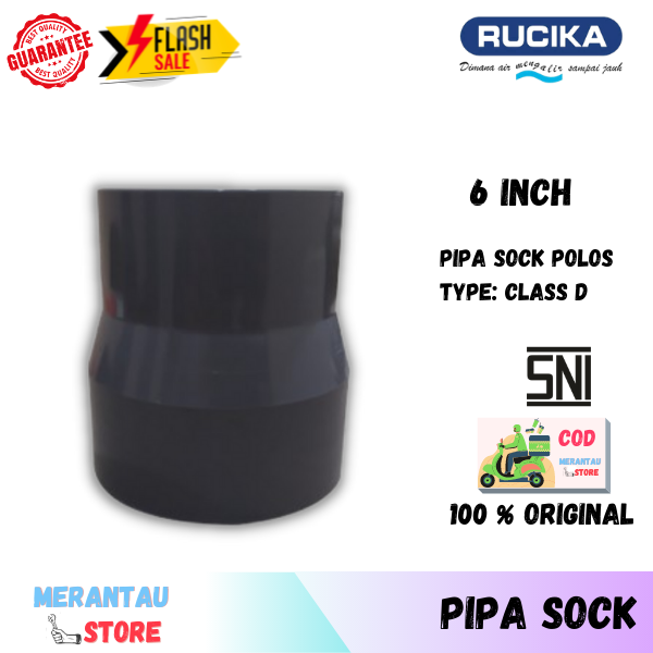Pipa V Sock Vlok Polos 4 X 3 Inch Class D Rucika Pipe Shock Pipa Sok ...