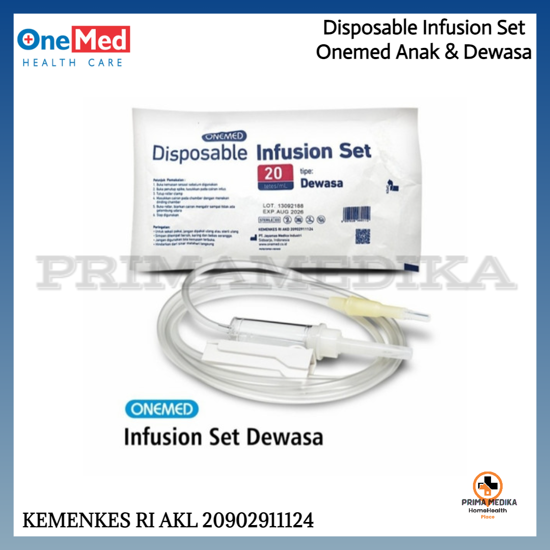 Infuset Onemed Dewasa Dan Anak Disposable Infusion Set | Lazada Indonesia
