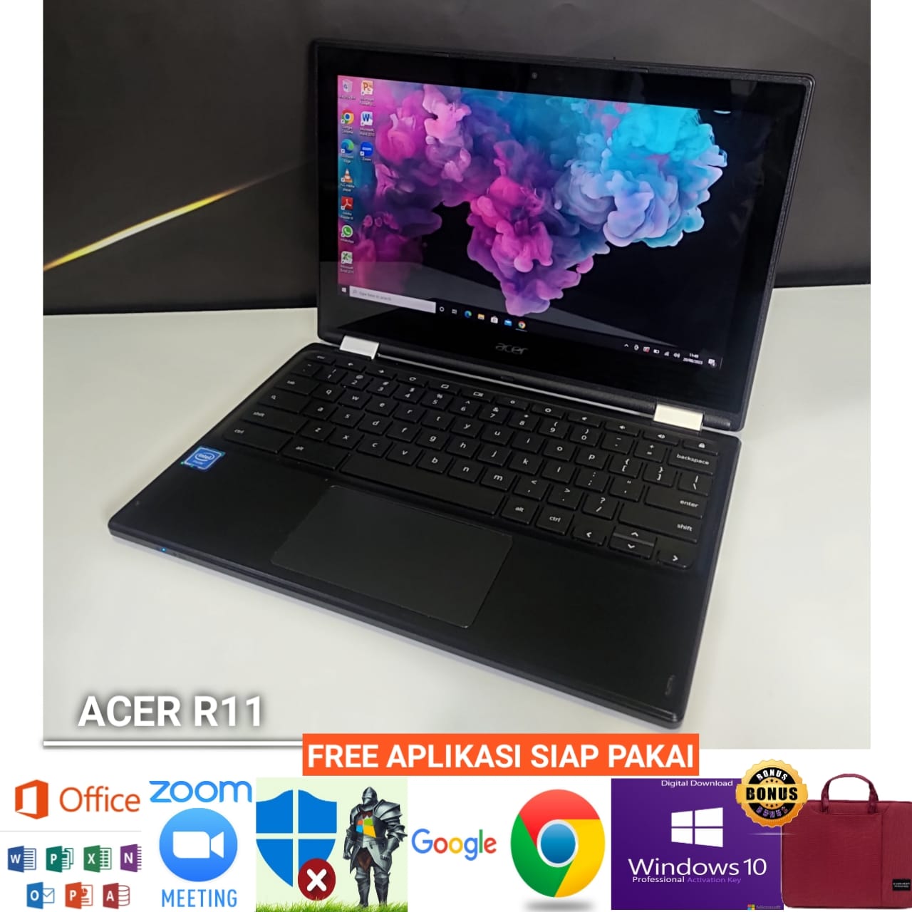Laptop ACER R11 intel N3060 TOUCHCREEN ram 4gb SSD 128gb - windows 10 ...