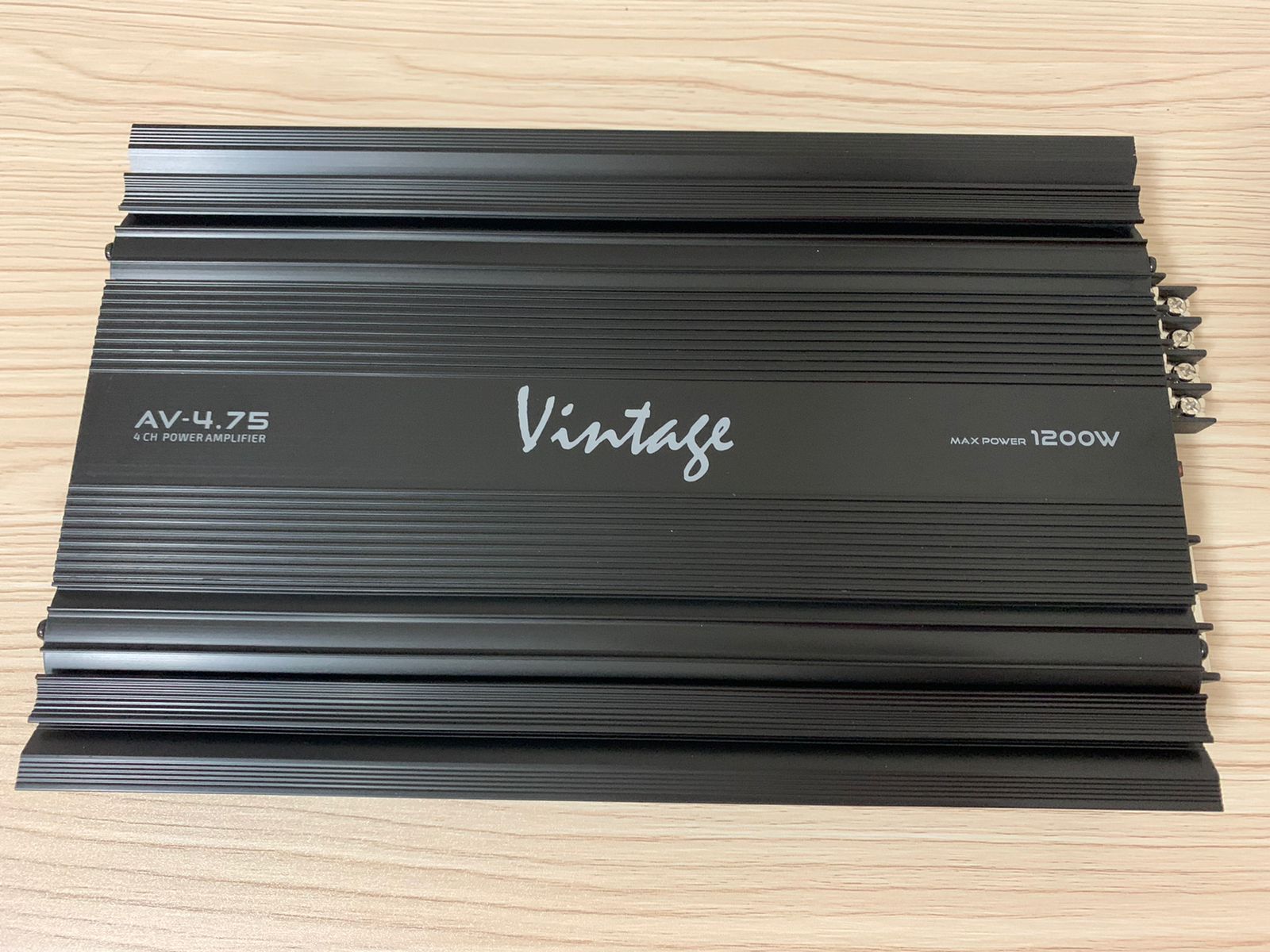 Power 4 channel Amplifier Vintage AV 4.75 1200 Watt | Lazada Indonesia