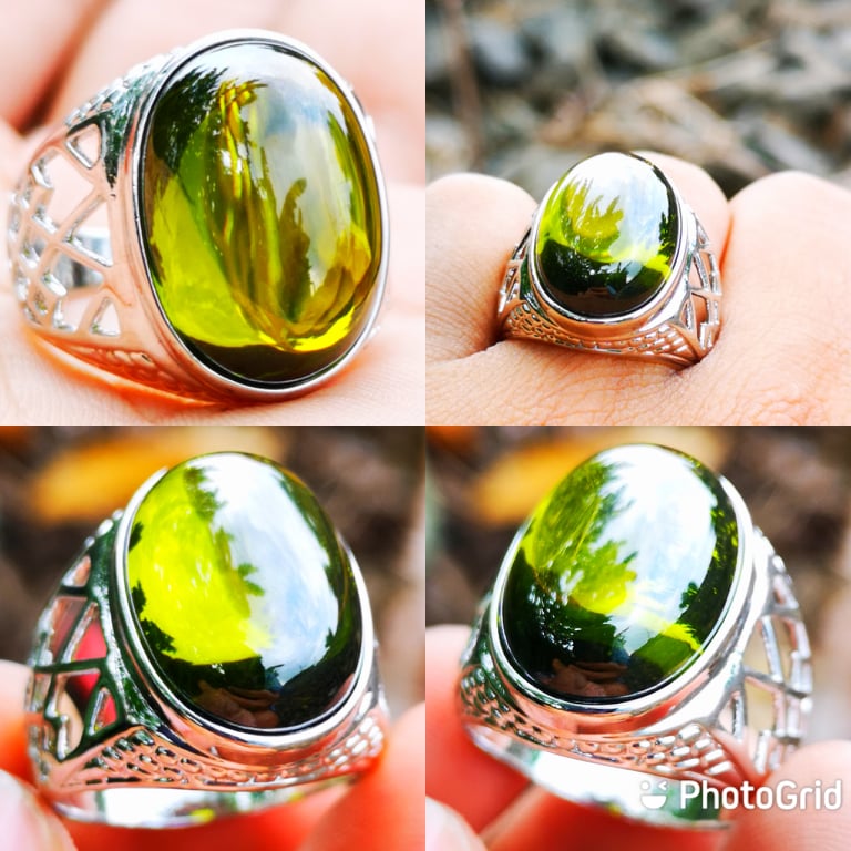 Batu Permata Green Peridot 9.25 Hardness Kekerasan Kristal | Lazada ...