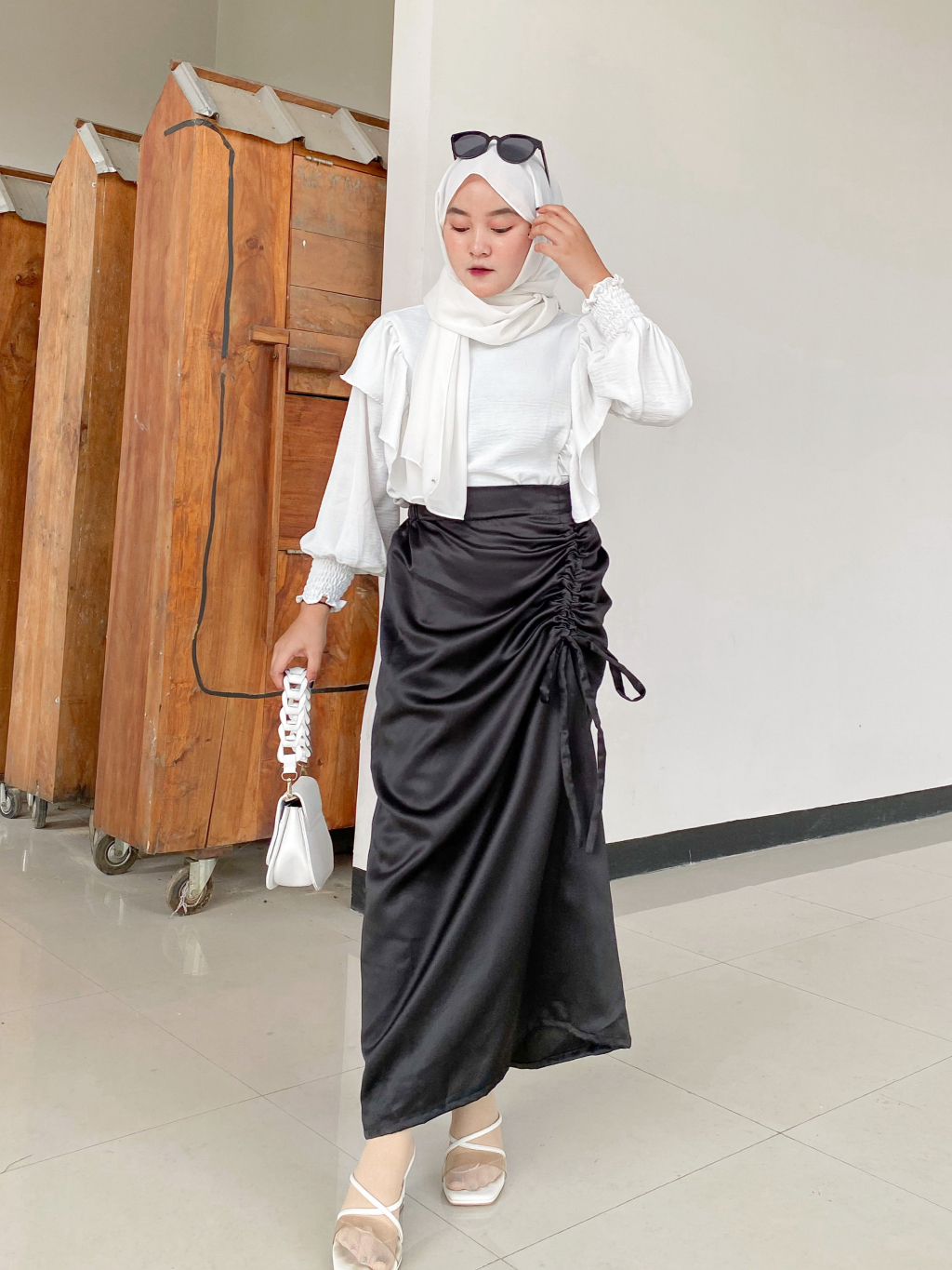 ROK SERUT / ROK REMAJA SIMPEL / ROK SERUT SATIN / ROK SATIN PREMIUM ...