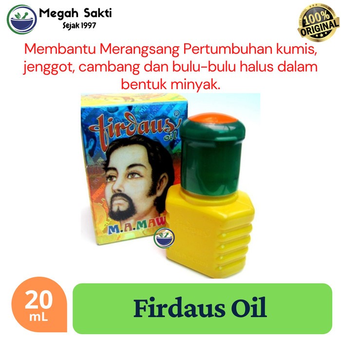 Firdaus Oil - Minyak penumbuh rambut dan kumis | Lazada Indonesia