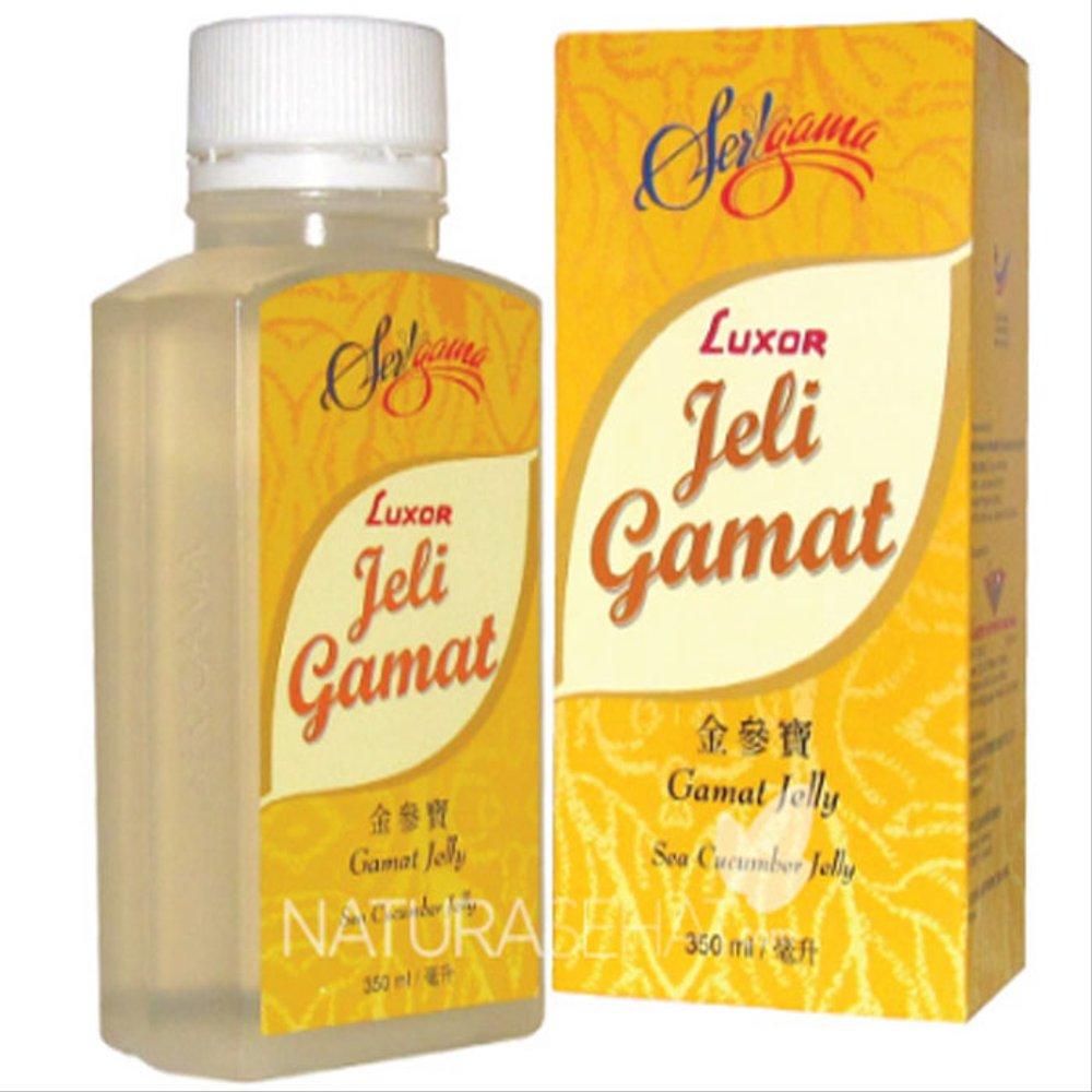 ( KEMASAN BARU TANPA DUS ) JELLY GAMAT LUXOR 350 ML 100% ORI exp 2025 ...