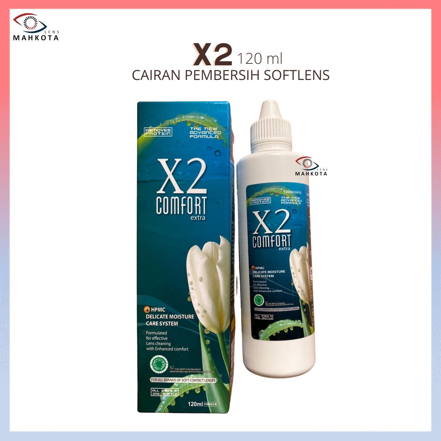 CAIRAN SOFTLENS X2 120ML / AIR SOFTLENS X2 120 ML / PEMBERSIH SOFTLENS ...