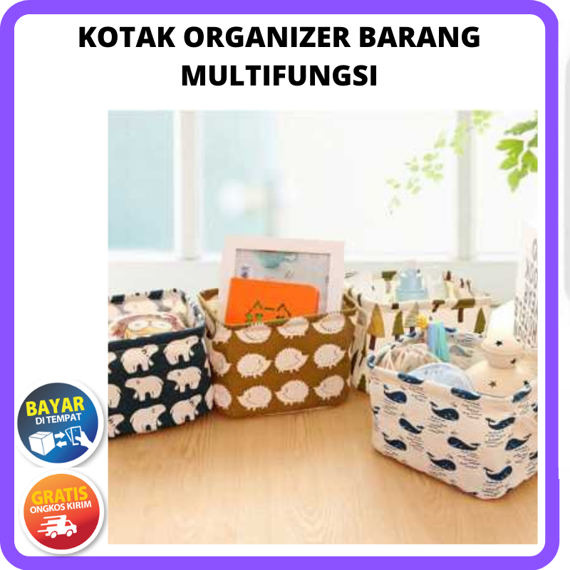 Kotak Organizer Barang Multifungsi / Kotak Barang Rumah Model Elegan ...