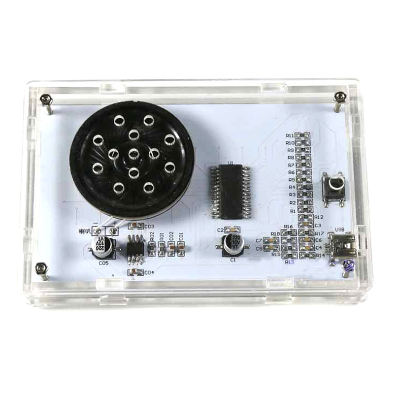 LED Display Music Spectrum Analyzer Amplifier MP3 Audio Level Meter ...