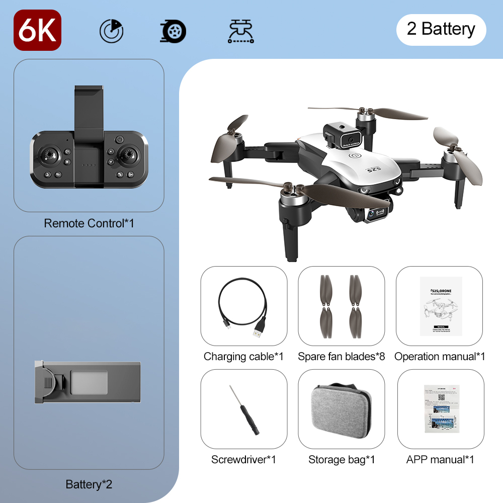 DroneR108PRO/S2S- andalan Xiaomi - drone besar - dengan kamera ganda ...