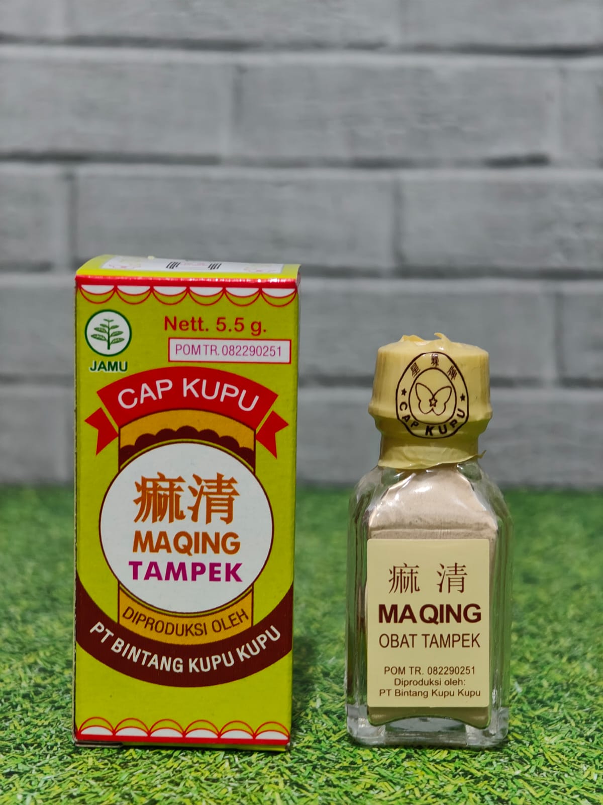 MAPOH Ma Qing TAMPEK CAP kupu 5.5Gr - Untuk Campak, Demam, Tidak napsu ...